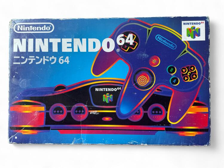 Nintendo 64 Japanese Home Console System Complete in Box With Tight Or